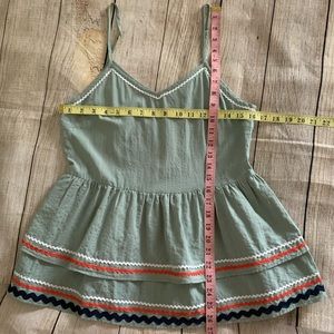 entro | Tops | Nwt Entro Sage Green Top With Ric Rac Trim | Poshmark